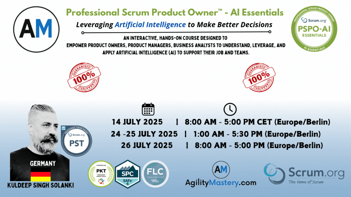 Professional Scrum Product Owner - AI Essentials | Scrum.org